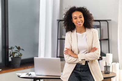 Smiling Office Worker